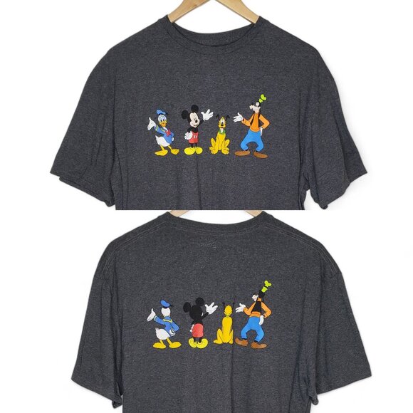 Disney | Shirts | Disney Character Shirt Mens Mickey Donald Pluto Goofy ...
